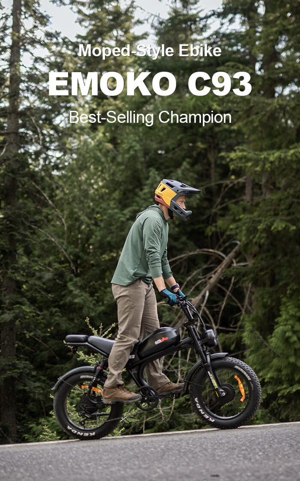 Emoko Long-Range Electric Bikes | 100+ KM Dual Battery E-Bikes – EmokoBike