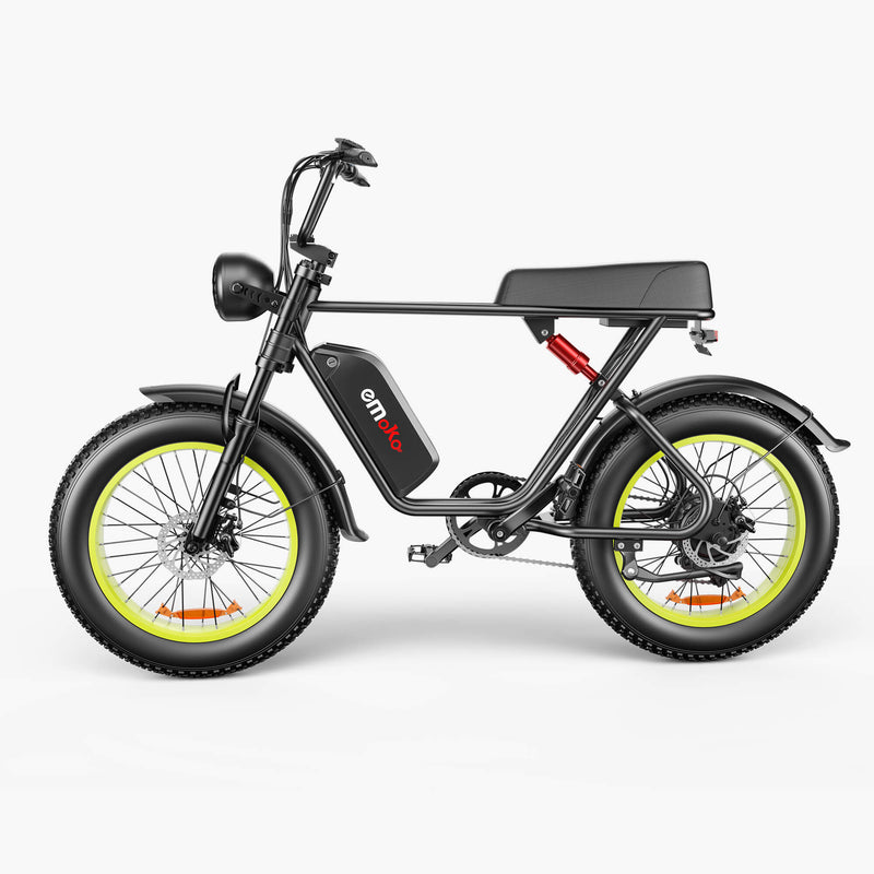 Emoko C93 48V Fast Moped-style Off Road full suspension Ebike Fat Tire ...